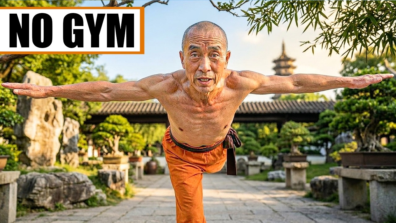 7 Isometric Holds Shaolin Monks Used to Build Insane Strength After 60 (Zero Equipment)