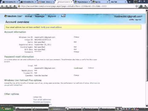 How to open add G-mail in MSN