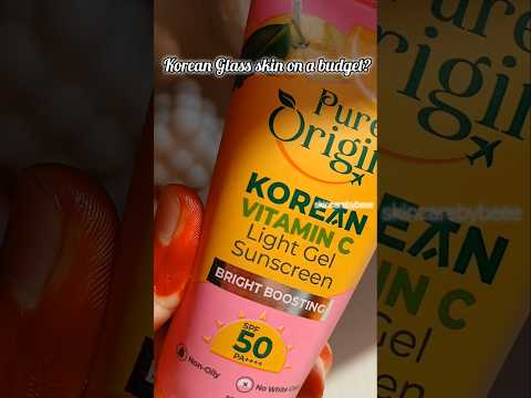Glass skin on a budget? Try Pure Origin’s Sunscreen #skincare #sunscreen @pureoriginind