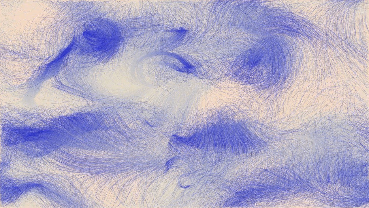 Steve's Generative Art. Flow Fields 1 – Threads