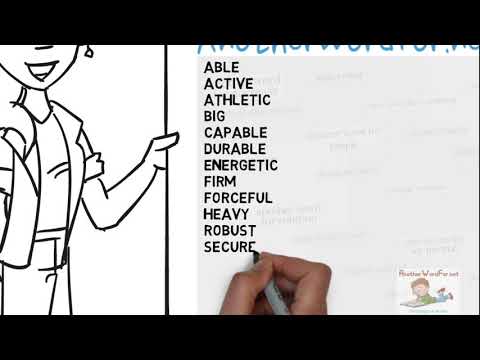 Synonyms For Strong [Learn English Pronunciation + Improve Your Vocabulary]