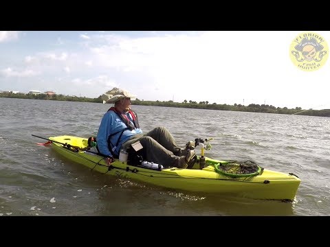 2019 Hobie Outback Aluminum Rudder Test | Florida Fish Hunter
