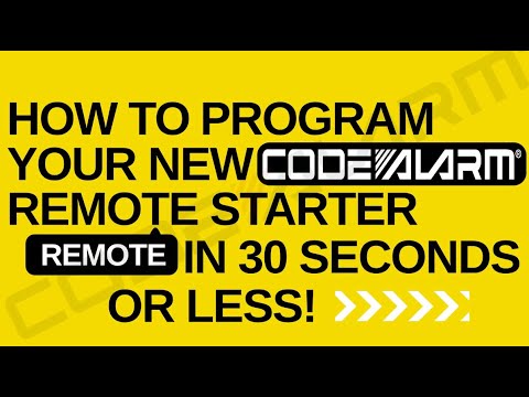 DIY Code Alarm Remote Programming #codealarm