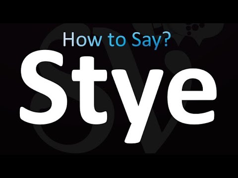 How to Pronounce Stye (correctly!)