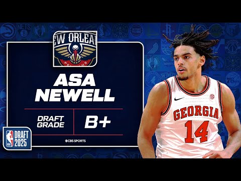 Asa Newell selected No. 23 by Hawks (via Pelicans) | 2025 NBA Draft Grades & Instant Reaction