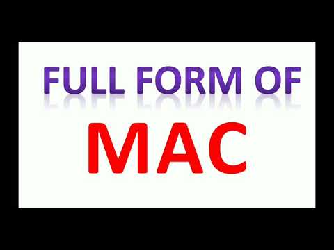 MAC full form, full form of MAC