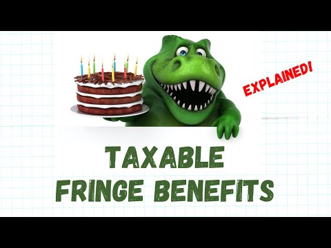 Taxable Fringe Benefits | Accounting How To | Accounting for Complete Beginners