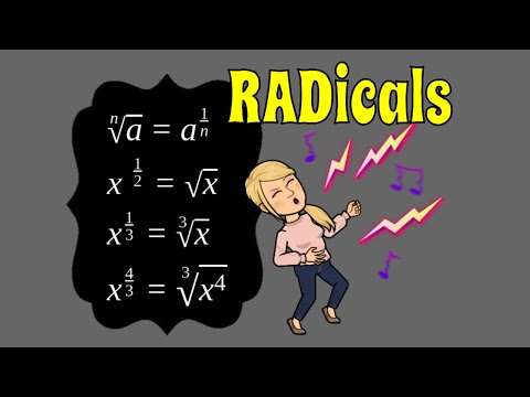 Getting RADICALS (with Rational Exponents) Video - Algebra 1 🖤 HSN-RN.A.1 & HSN-RN.A.2
