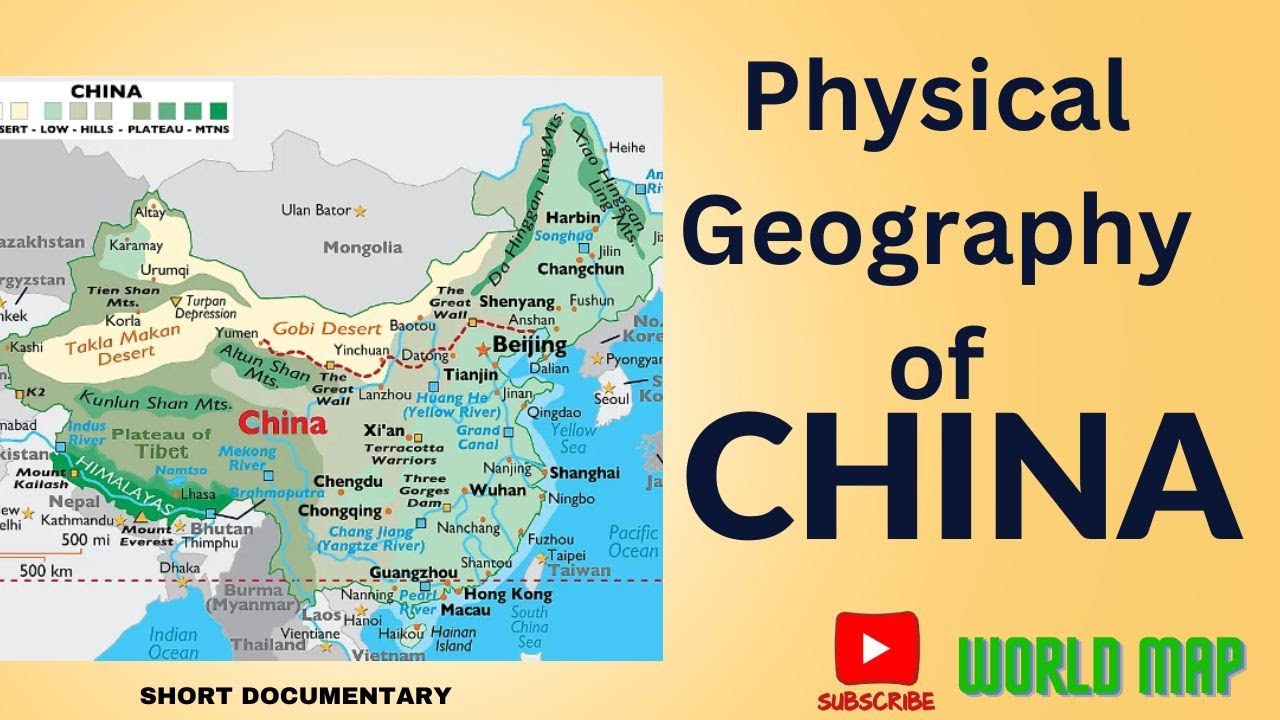 China Physical Geography / Geography of China / Geography Class World Map #viralvideo #trendingvideo