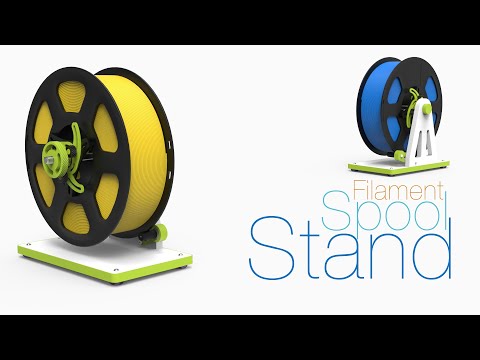 Filament Spool Stand by Perinski - Thingiverse