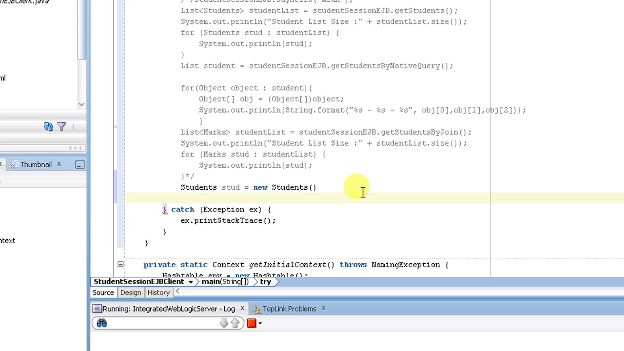 Java EJB - Insert Data using JPA