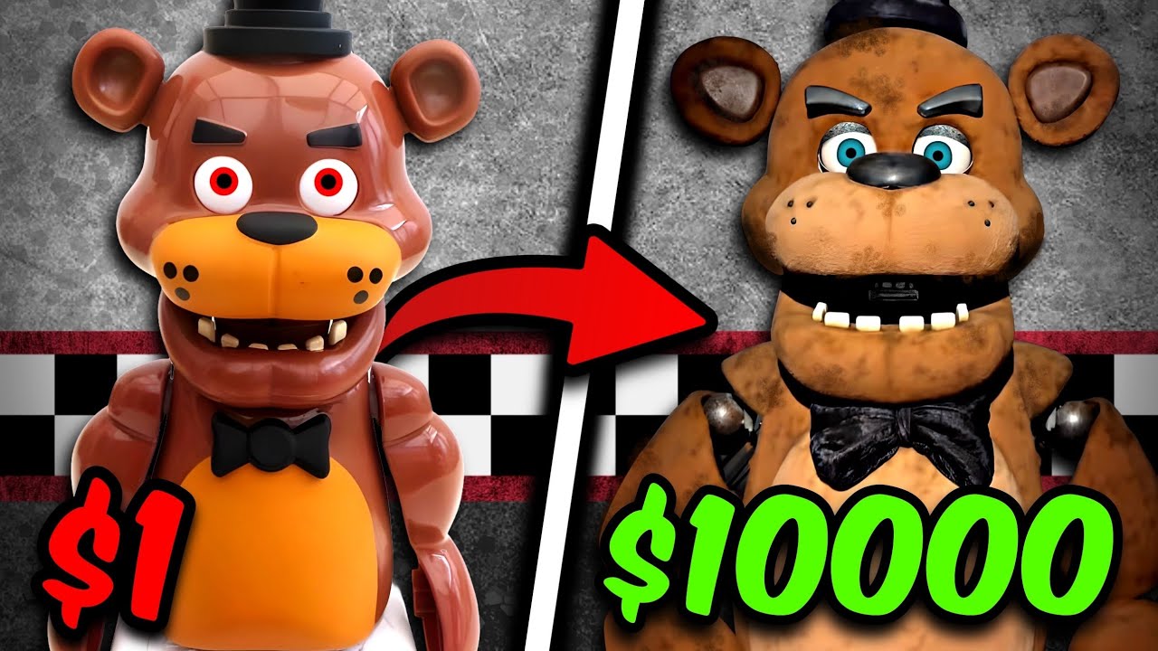$1 VS $10,000 FNAF Animatronic IRL