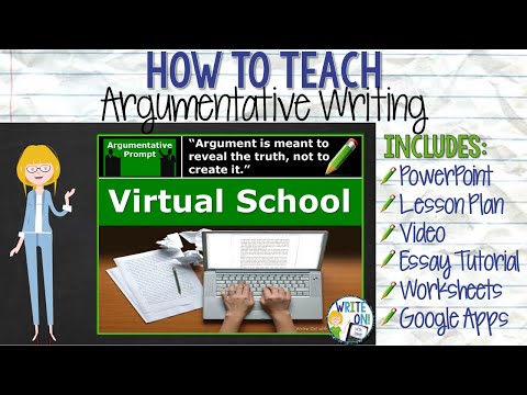 How to Write an Argumentative Essay - Online School - Preview