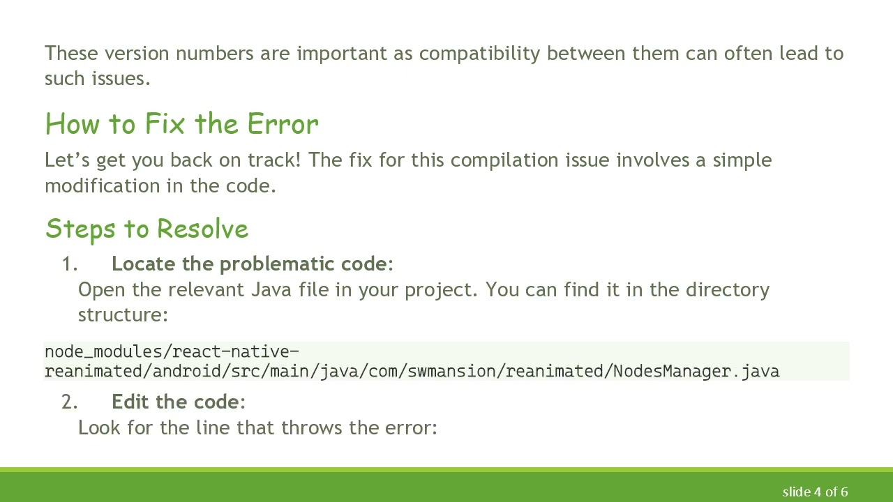 Fixing the react-native-reanimated:compileDebugJavaWithJavac FAILED Error in React Native