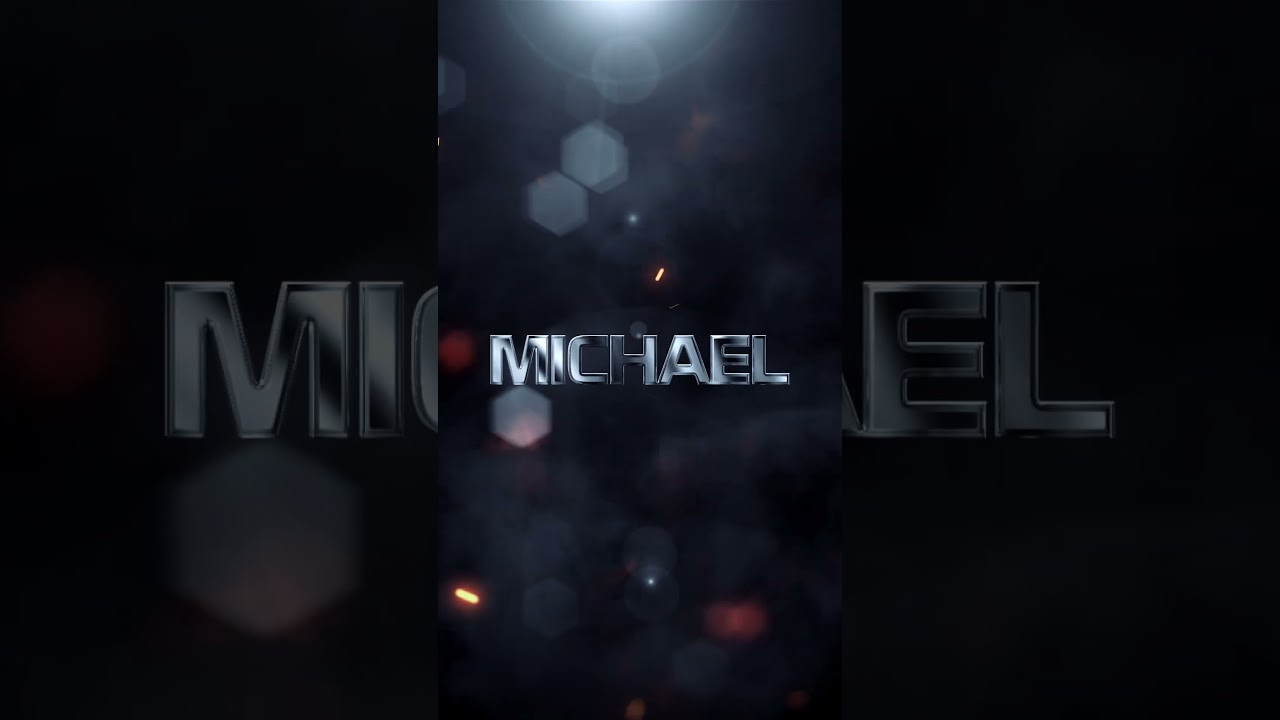 🔥MICHAEL🔥 Download Fire Logo Animation 1 #logoanimation