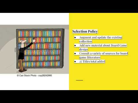 Board Game Literature in the LA Public Library