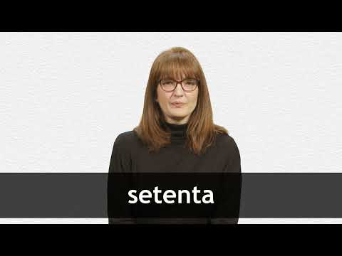 English Translation of “SETENTA” | Collins Spanish-English Dictionary