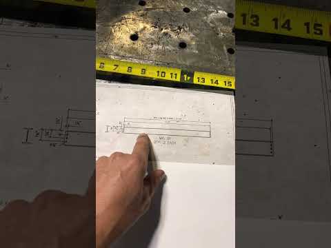 How dimensions are used on shop drawings