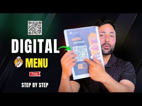 How to Make Digital QR Code Menu for Restaurant | FREE
