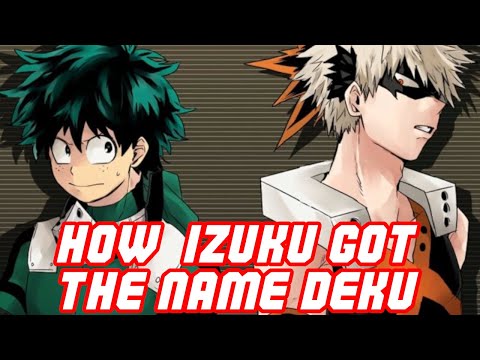 What is the Origin & Meaning of Deku - My Hero Academia Facts