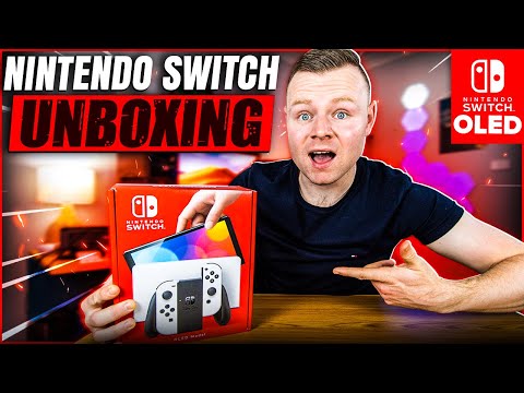 Nintendo Switch OLED - Unboxing, Setup and Gameplay 2023