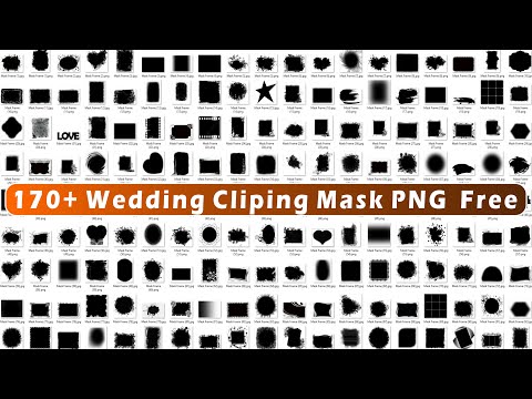 170+ Wedding Cliping Mask PNG Files Free Download