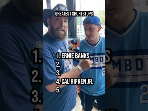 Best shortstops of all-time! #mlb #baseball #shortstop #yankees #cubs