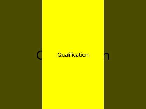 Qualification meaning in hindi. qualification in hindi. #learnmeaning #meaning