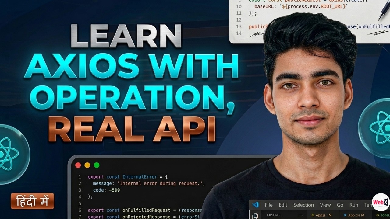 Axios in React js | Fetch Data From API Perform CRUD in React js Axios | React Axios Tutorial