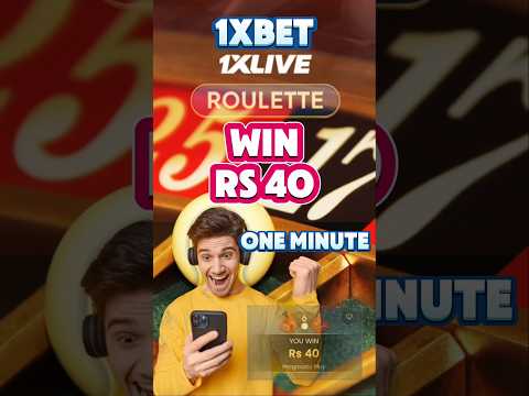 Turned $20 into $40 in one minute on 1xbet Roulette Asia 💰👑️♥️#casino #1xbet #roulette #money#2wins