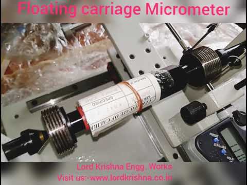 Floating Carriage Micrometer - Floating Carriage Diameter Measuring ...