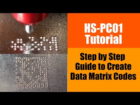 A Step-by-Step Guide to Create Data Matrix Codes with the HS-PC01
