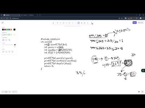 Age in days Codeforce problem solved