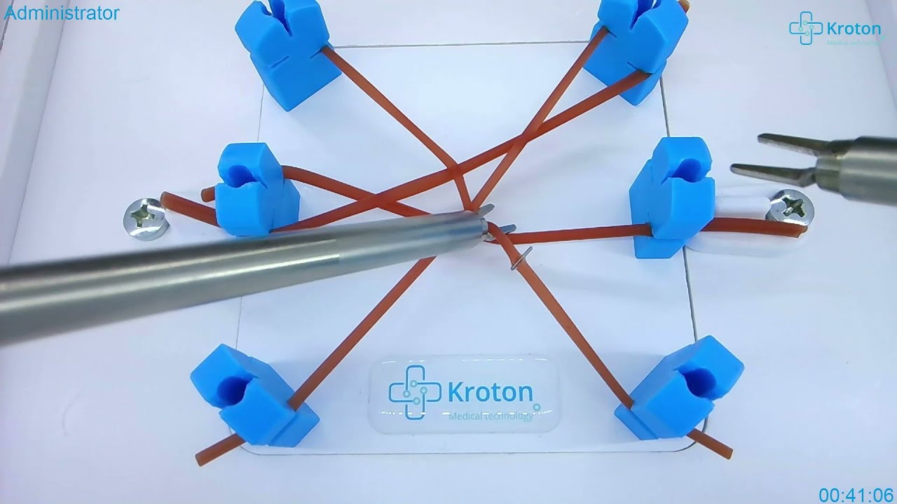 Laparoscopy basic training - Clipping practice