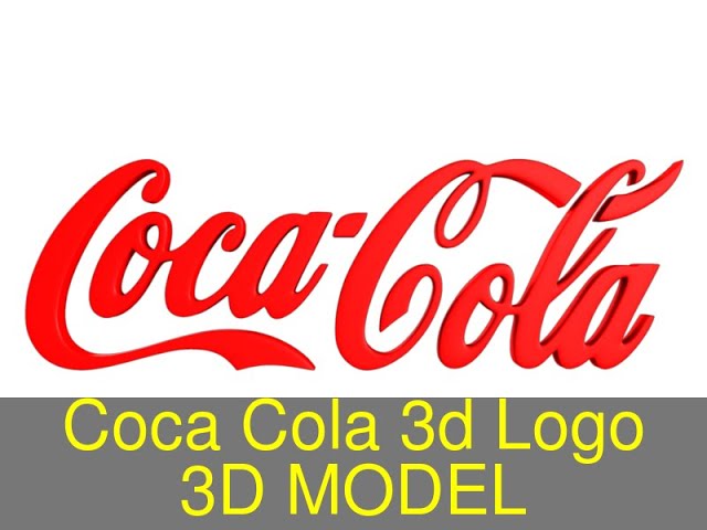 Coca Cola 3d Logo 3D Model - FlatPyramid