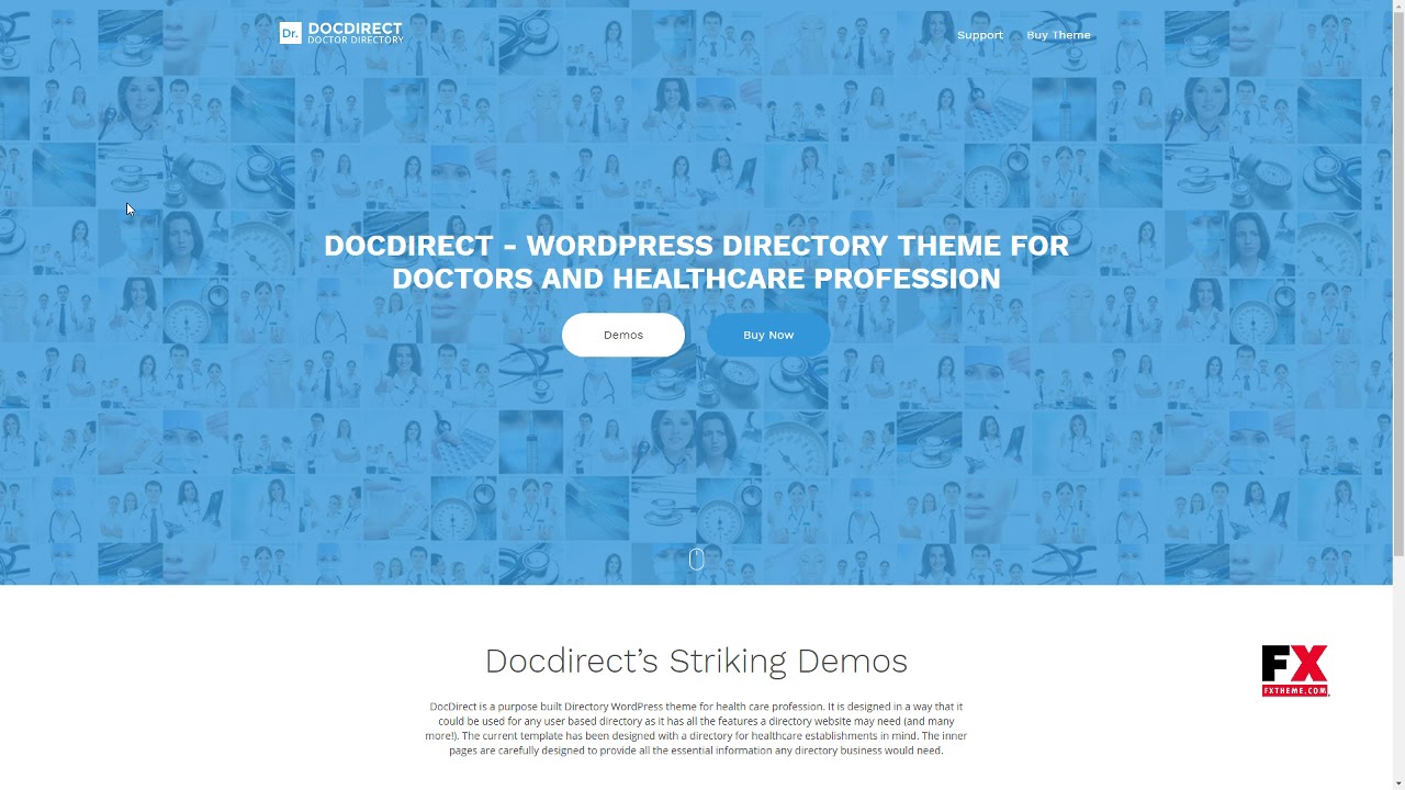 Directory DocDirect - Responsive WordPress Theme for Doctors and Heal