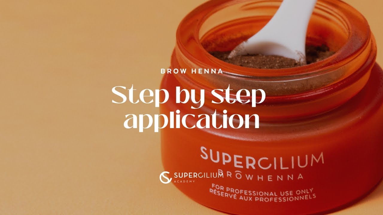 Step-by-step Brow Henna application | Brow Henna Course