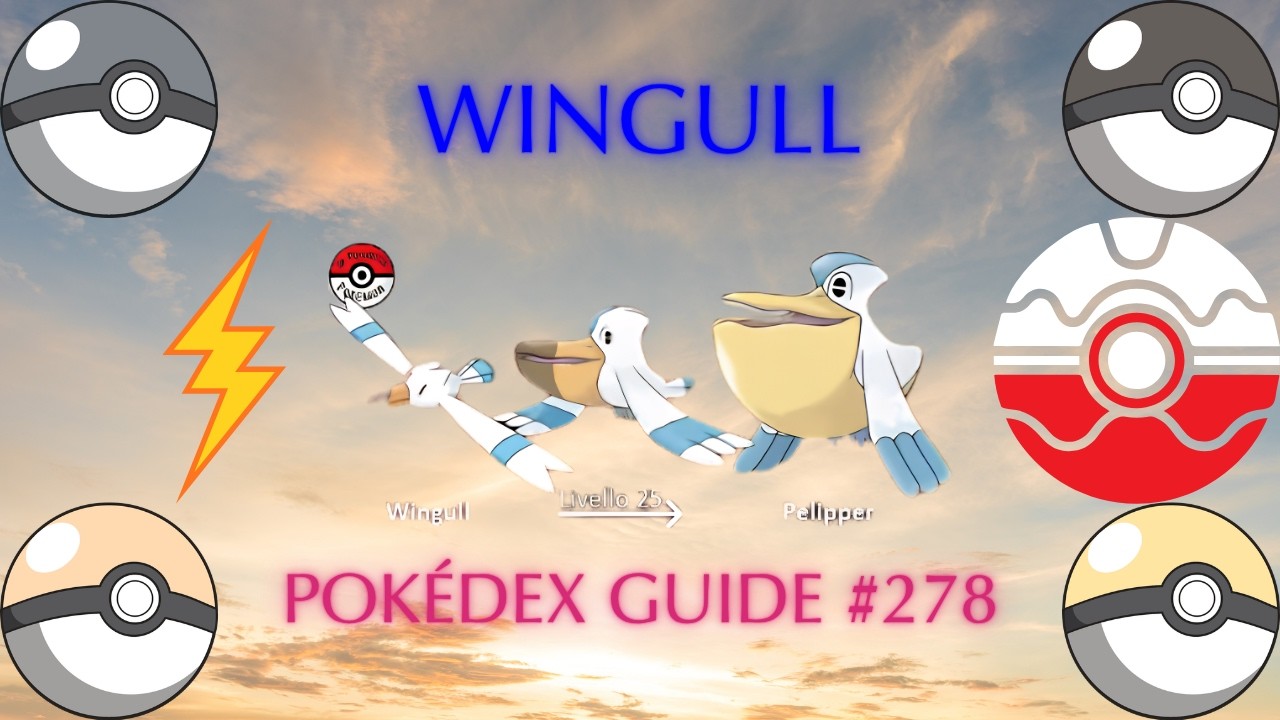 Complete Pokédex Entry: Wingull | Pokémon Database Series