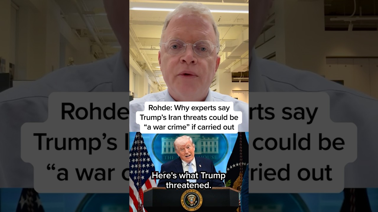 Rohde: Why experts say Trump's Iran threats could be 