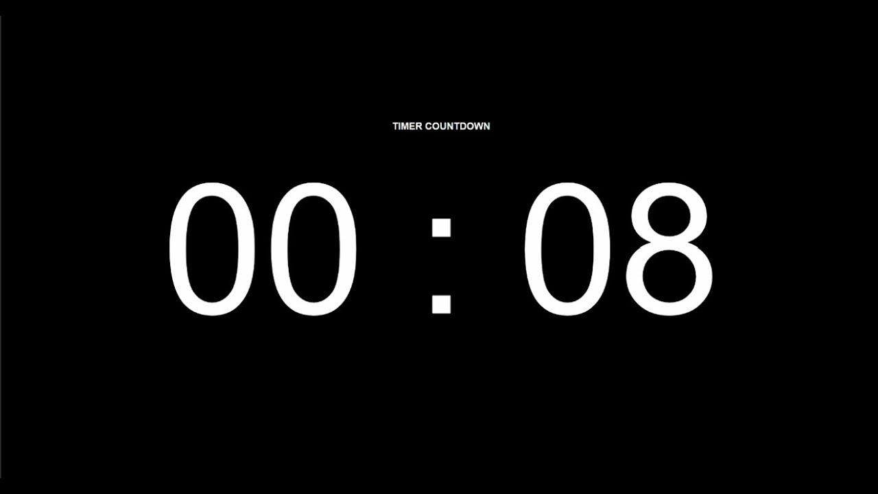 8 Seconds Countdown Timer