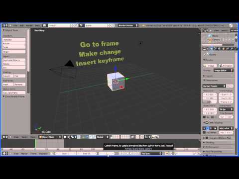 How to animate in Blender – Digital Media 11/12