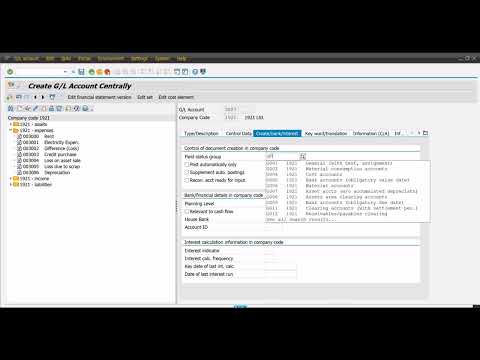 How To Create GL Account In SAP | FS00 T Code In SAP