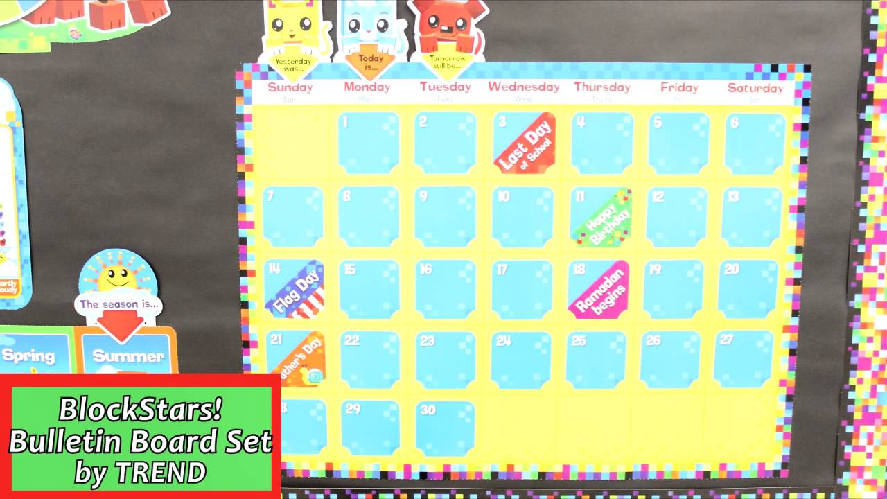 BlockStars! Bulletin Board Display by TREND