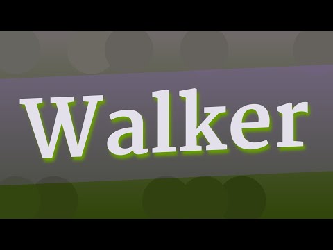 WALKER pronunciation • How to pronounce WALKER