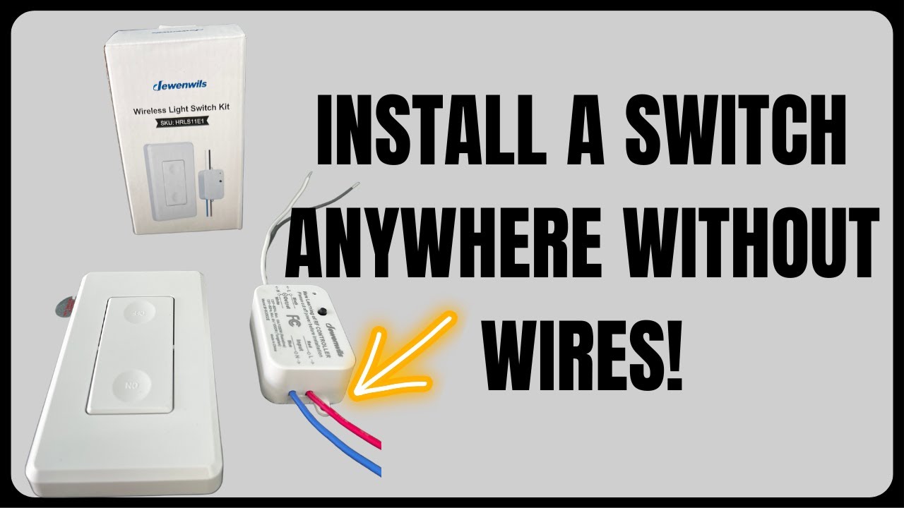 How to Wire a Switch Without Wires?