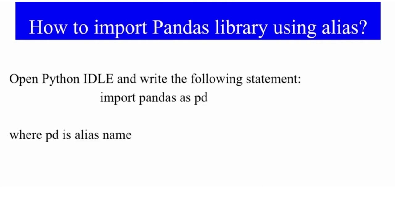 python pandas| Class 12 Informatics Practices |