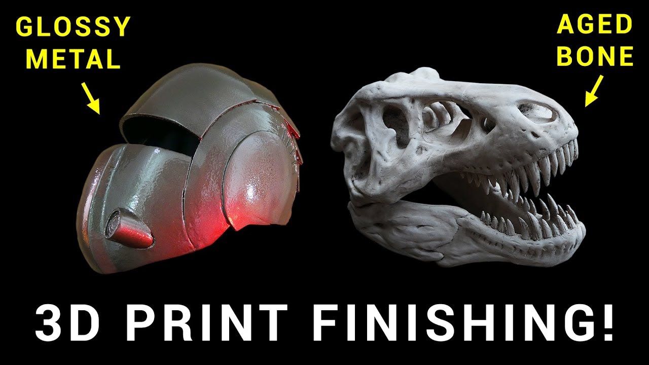 Post processing huge 3D prints: Metal & Bone + 3D Gloop