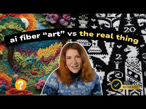 why AI fiber art is a problem