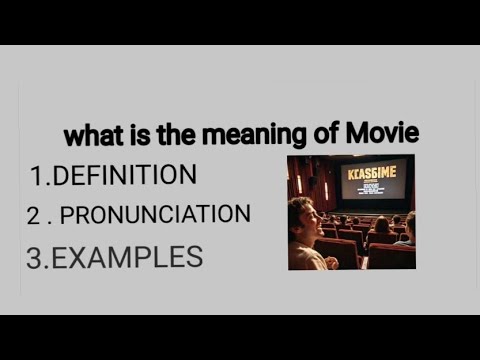 What is the meaning of movie || Definition of the movie || Movie meaning in English