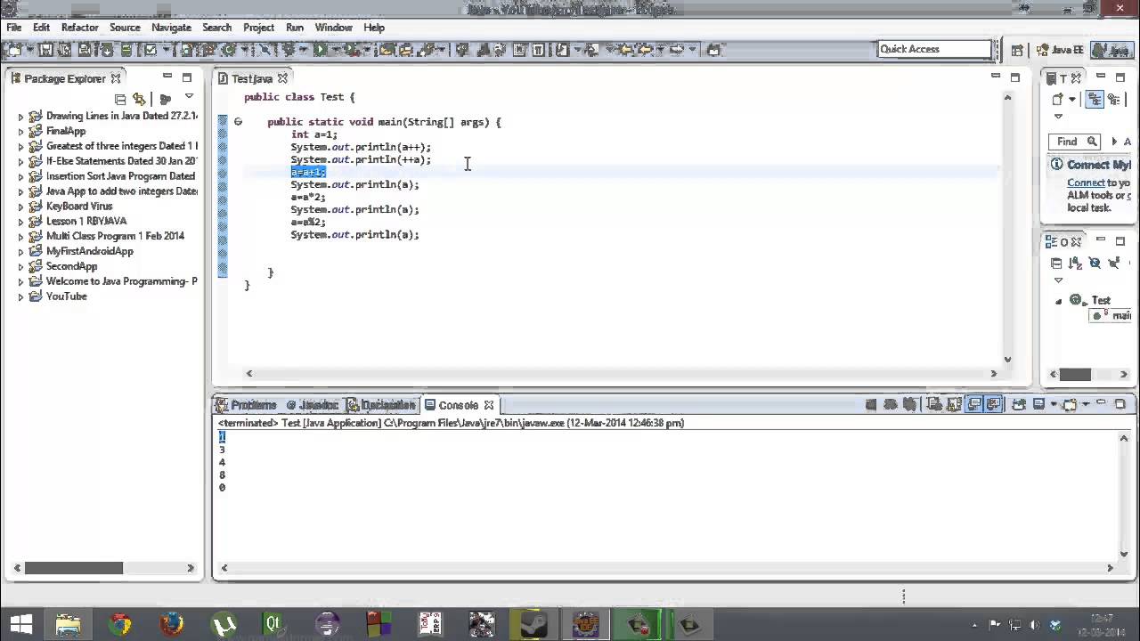 Java Beginner Tutorial 8 - Assignment Operators